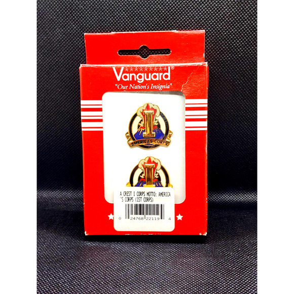 Vanguard | Accessories | Us Army Crest St Corps Pins Set Of 2 Vanguard ...